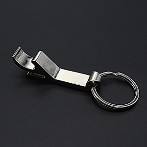 Honbay 2pcs Keychain Bottle Opener - bartender bottle opener - Zinc Alloy Bottle/Can Opener - Versatile & Durable - Premium Keyring Bottle Opener - Metal Pendant Animal Style Beer Keychain Opener