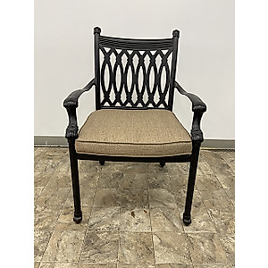 Patioland Grand Tuscany Outdoor Cast Aluminum Powder Coated 11-Piece Dining Set with Extendable 48X132 Table (with 10 Regular Chairs)