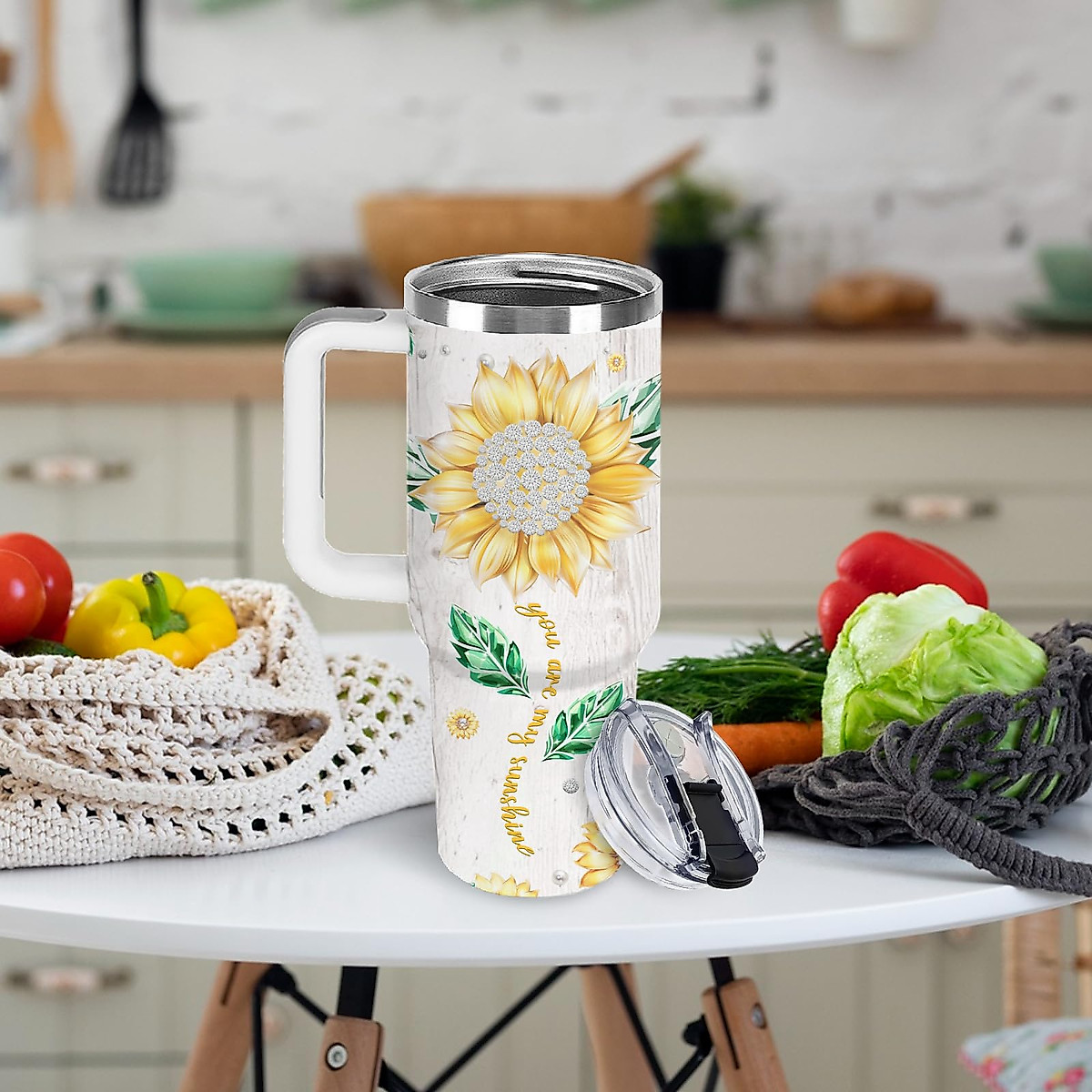 HYMONA Granddaughter Gifts from Grandma Grandpa - Stainless Steel 40Oz Granddaughter Cups Tumbler - Great Granddaughter Gifts, Mothers Day Birthday Graduation Gifts for Granddaught Coffee Mugs