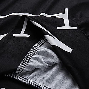 Women's 2 Piece Outfit Casual Off Shoulder Sweatsuit Matching Sweatpants Set Tracksuit Drawstring Jogging Suits Black, X-Large