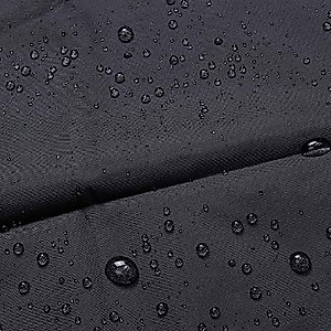 Himal Outdoors Fire Pit Cover- Heavy Duty Waterproof 600D Polyster with PVC Coating, Round Patio Fire Bowl Cover, 36 Inch, Black