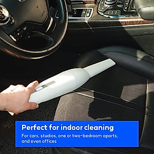 Bluefeel Handheld Cordless Lightweight Portable Vacuum Cleaner - High Power Suction 15000Pa | Innovative Home Car Office for Hair Dandruff Dust Crumbs Pollen Cleaning