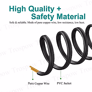 8.2ft 2 Prong Printer Power Cord Replacement for Epson Expression Premium XP-7100 XP-6100 XP-4100 XP-830,Expression Photo xp-8600 XP-15000 XP-970 XP-960 XP-640 Printer AC Power Cord Cable