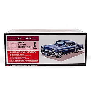 AMT 1958 Chevy Impala Hardtop Ala Impala 1:25 Scale Model Kit