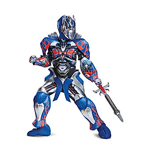 Disguise Optimus Prime Movie Prestige Costume, Blue, Small (4-6)