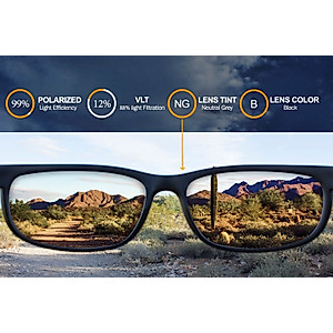 IKON LENSES Polarized Compatible Replacement for Oakley Twoface (OO9189) Sunglasses - Black (Polarized)