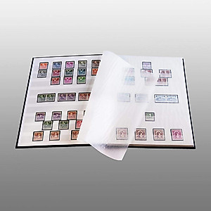 Prophila Stamp Album (New) 16 White Sides, Blue Cover