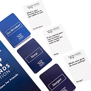 WHAT DO YOU MEME? Let's Get Deep: Friends Edition – Game Night Conversation Starter Cards for Friends