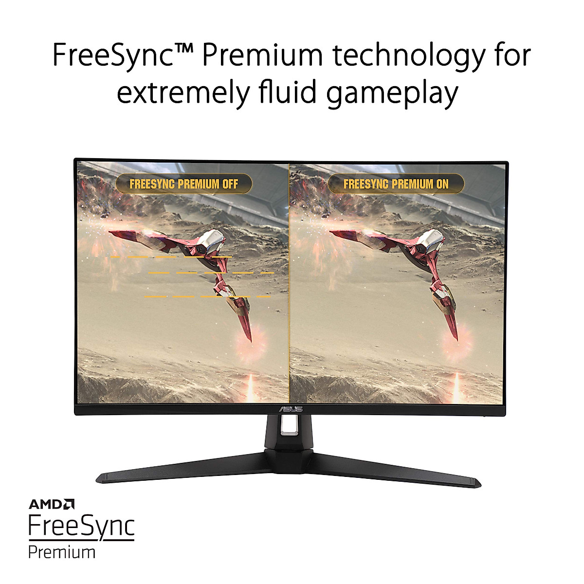 ASUS TUF Gaming VG279Q1A 27” Gaming Monitor, 1080P Full HD, 165Hz (Supports 144Hz), IPS, 1ms, Adaptive-sync/FreeSync Premium, Extreme Low Motion Blur, Eye Care, HDMI DisplayPort (Renewed)