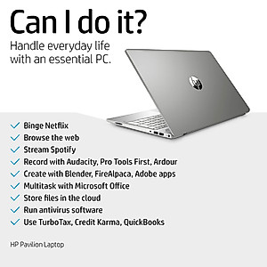 HP Pavilion 15.6 inches FHD 1920x1080 i7-1065G7 16GB 512GB SSD 15-cs3019nr (Renewed)