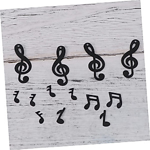 Ciieeo 1 Pack Music Theme Party Decoration White Stickers Music Notes Table Scatter Music Confetti Table Confetti Bridal Shower Glitter Confetti Sprinkles Birthday Christmas Ceiling Baby