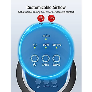 PARIS RHÔNE AMZPE-TF020B04 Tower Fan, 12 Inch, Black