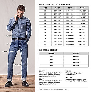 Levi's Men's Workwear Utility Fit Jeans, Black Canvas, 34W x 30L