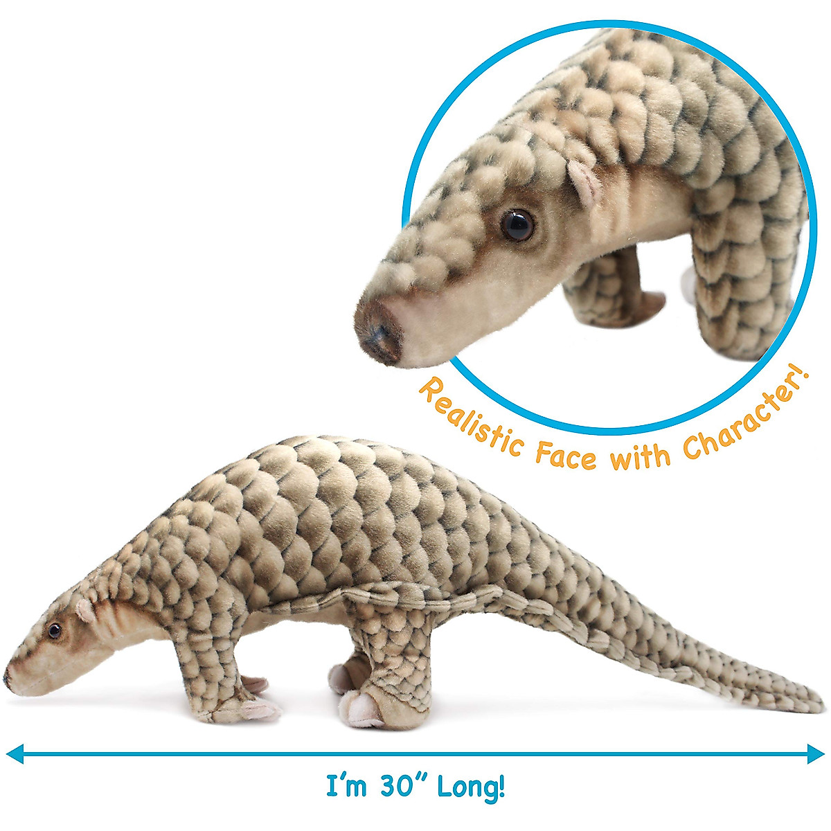 TigerHart Pandy The Pangolin - 30 Inch Stuffed Animal Plush