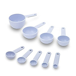 KitchenAid Universal Measuring Cup and Spoon Set, 9 Piece, Lavender Cream