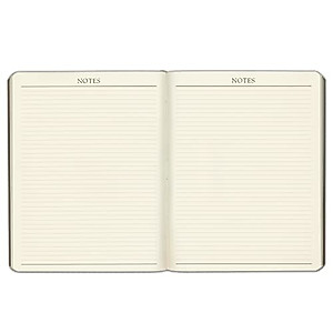 2024 Gallery Leather Large Weekly Planner - Acadia Black - 9.75x7.5"