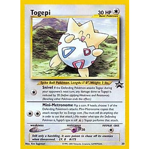Pokemon - Togepi (Pokemon TCG Card) 1999-2002 Pokemon Wizards of the Coast - Exclusive Black Star Promos #30