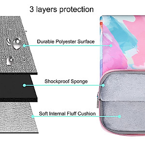 MOSISO Laptop Bag for Women, 15 inch Computer Bag Compatible with MacBook, HP, Dell, Lenovo, Asus, Notebook, 15.6 inch Laptop Shoulder Bag Carrying Messenger Sleeve with Strap, Graffiti Art