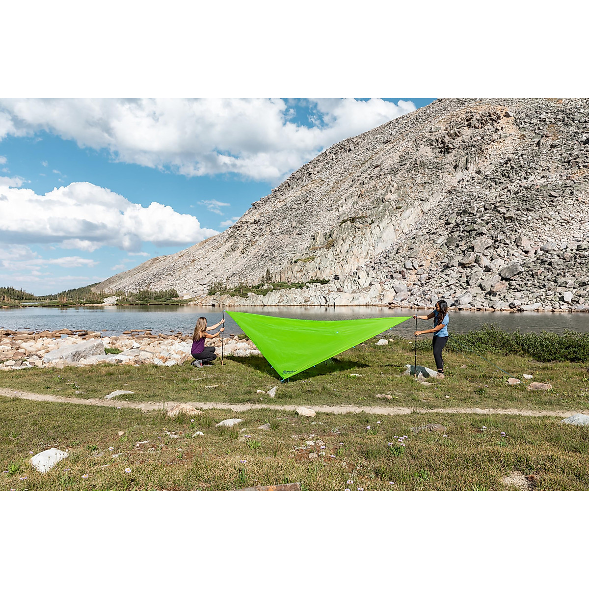 Eureka! Trail Fly Customizable Camping Tarp, 10 Feet, Jasmine Green