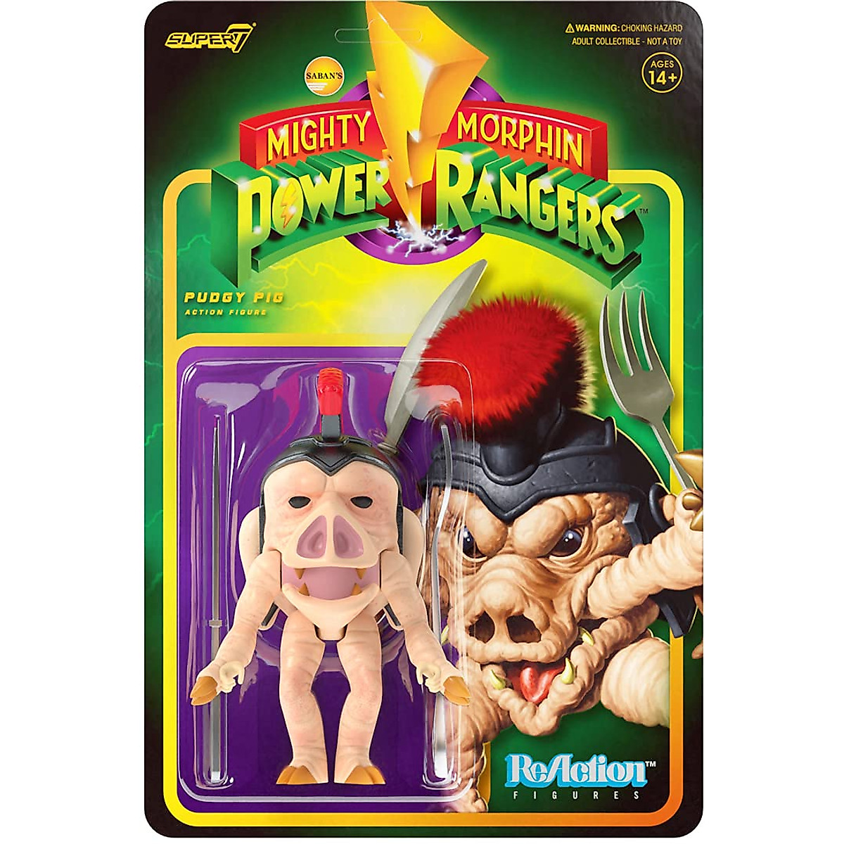 Mighty Morphin Power Rangers Reaction Figure Wave 1 - Pudgy Pig Classic Collectibles and Retro Toys