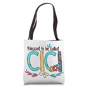 Blessed to be called Cici Colorful For Grandma Tote Bag
