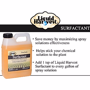 Liquid Harvest Lazer Blue Spray Pattern Indicator 32 oz, Surfactant 32 oz, and Mesotrione 32 oz Bundle for Effective Weed Control