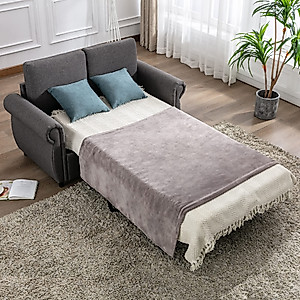 Merax Sleeper Couch Small Sofa for Living Room or Bedroom Including Pull Out Bed