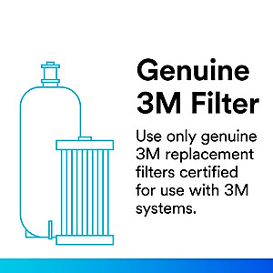 3M Aqua-Pure Whole House Standard Diameter Water Filter Transparent Plastic Housing AP101T, 5530002