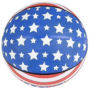 The Dreidel Company Basketball USA Design, Sports Lovers, Outdoor Fun, Birthday Parties Events & Gatherings, Party Favors, 9.5" Basketball (USA Flag Design)