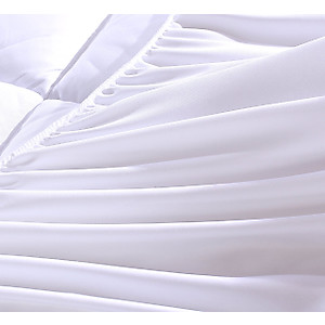 Premium Plus RV Camper Mattress Pad, Breathable, Quilted Mattress Topper, Deep Pocket, Stretch to Fit, Microfiber, Extra Plush, Compressed 15 oz Fill per sq yd, RV King 72 by 80 inch 18 inch Depth