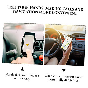OFFSCH 1pc Car Phone Holder Cell Phone Holder Car Phone Support Car Phone Stand Phone Rack Car Phone Bracket Navigation Bracket Car Phone Mount Smartphone Holder Magnetic Phone Bracket