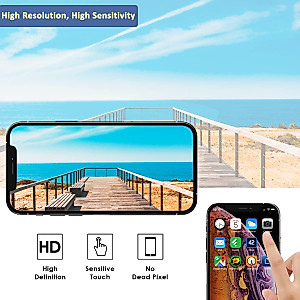 Yodoit for iPhone 11 Screen Replacement Kit Full HD COF LCD Display 3D Touch Digitizer Frame Full Assembly with Repair Tool for Model A2111, A2223, A2221 Black 6.1inch