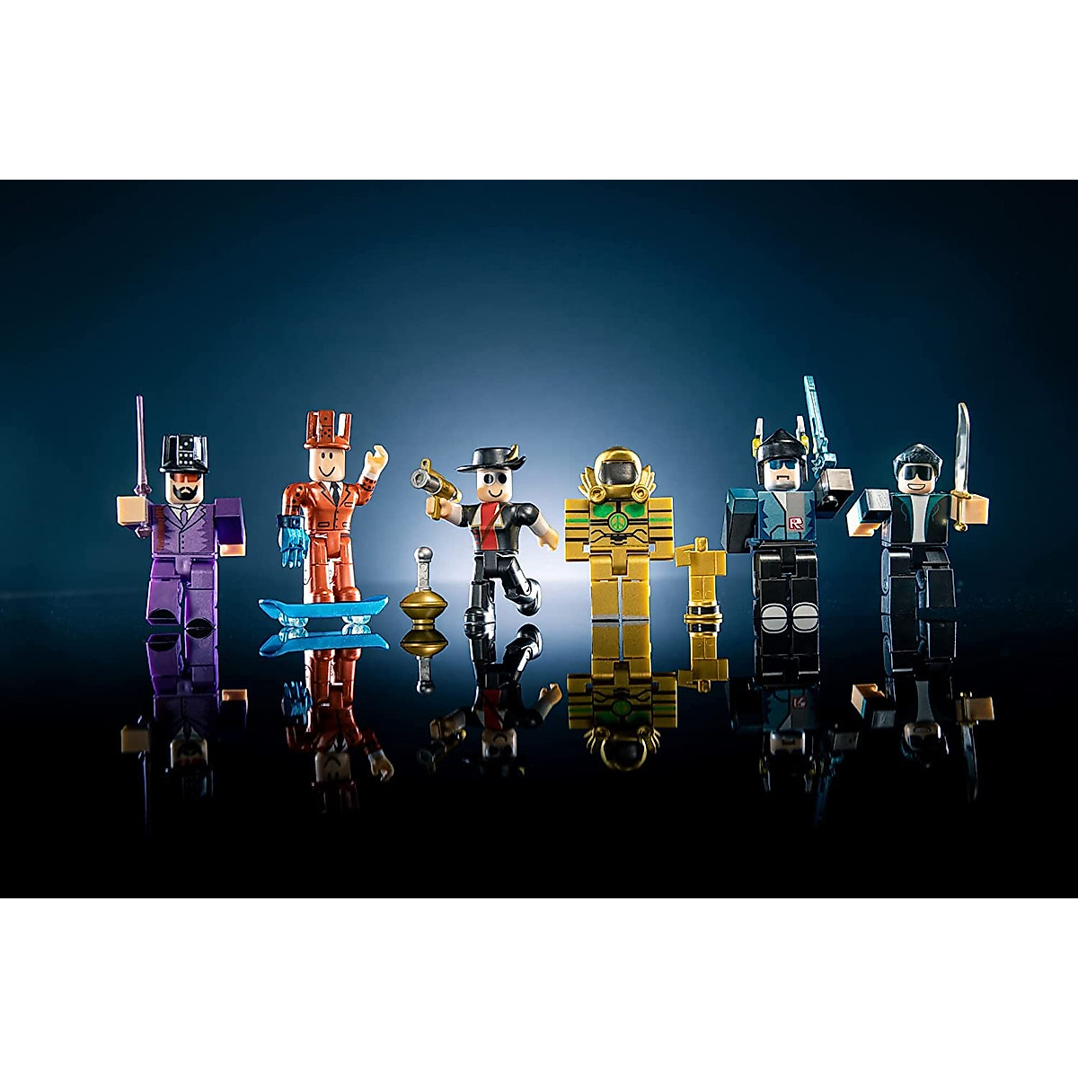Roblox Action Collection - Legends of Roblox 15th Anniversary Gold Six Figure Pack, 6 years and up [Includes Exclusive Virtual Item]