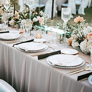 IQCWOOD Ceramic Dinner Plates Set of 6, 10.5 inch Dish Set Microwave, Oven and Dishwasher Safe, Scratch Resistant, Kitchen Porcelain Serving Dishes, White Dinner Plates Restaurant Dishes