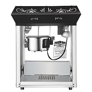 Great Northern Popcorn Black 6 oz. Ounce Foundation Old-Fashioned Movie Theater Style Popcorn Popper