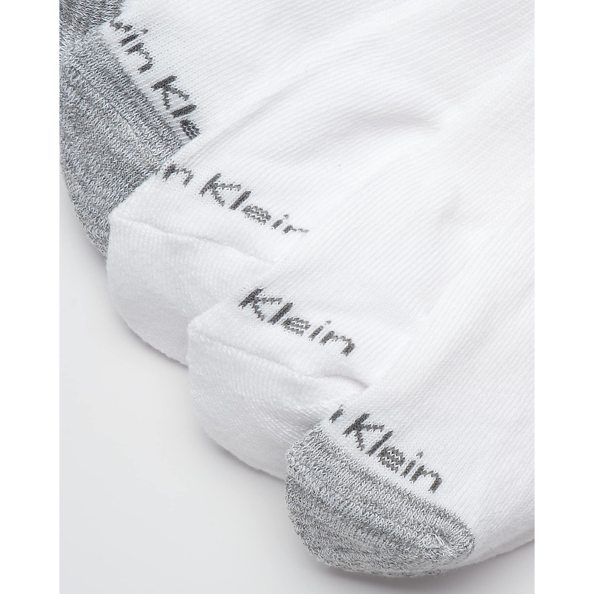 Calvin Klein Men's Quarter Socks - 6 Pack Soft Cushioned Athletic Ankle Socks for Men - Breathable Men's Sports Socks, Size 7-12, White Assorted