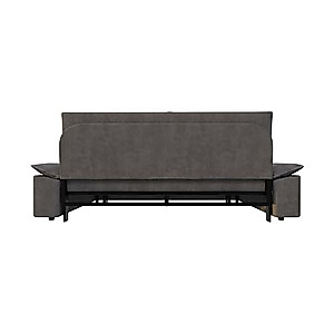 Eafurn 3 in 1 Multi-Functional Sleeper Sofa Bed Queen Size,Convertible Pull Out Loveseat Couch with Soft Pillow Armrest and Detachable Backrest,3 Seater Love Seat Lounge Sofa&Couches for Living Room