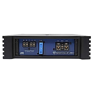 Rockville dB12 2000w Peak / 500w RMS Mono Car Amplifier + Amp Kit