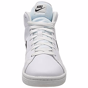 Nike Men's Court Royale 2 MID Running Shoe, White Black White Onyx, 11 Narrow