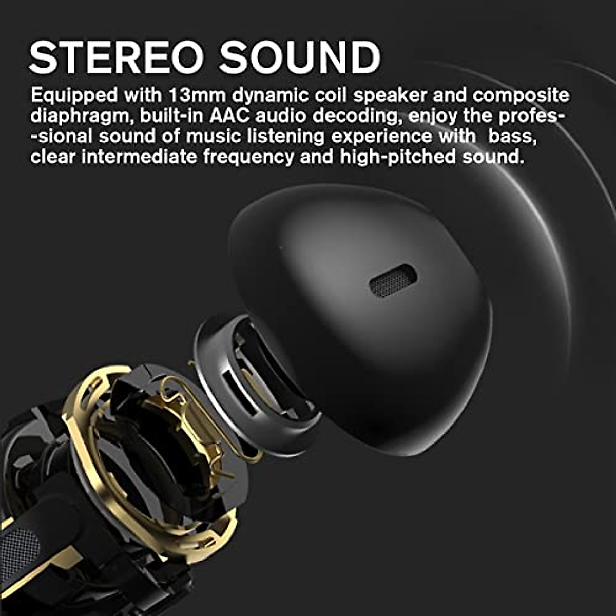 iKF Find Air4 Wireless Earbuds Bluetooth 5.2 Headphones with Charging Case Stereo Sound Touch Control Waterproof Built-in mic in-Ear Earphones 25-30 Hours for Sport Compatible iOS/Android White…