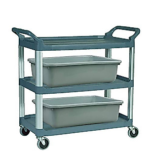 Jekiyo 13 L Commercial Bus Box, Plastic Wash Tubs, Set of 4