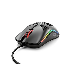 Glorious PC Gaming Race, Model O Wired Gaming Mouse 67g Superlight Honeycomb Design, RGB, Pixart 3360 Sensor, Omron Switches, Ambidextrous - Matte Black (RENEWED)