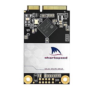 SSD mSATA 2TB SHARKSPEED Plus Internal Mini SATA SSD Drive 3D NAND Solid State Drive for Mini PC Notebooks Tablets PC(mSATA 2TB)