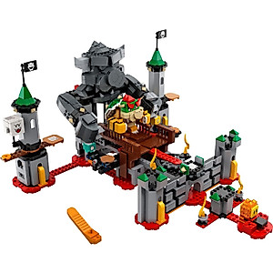 LEGO Super Mario Bowser’s Castle Boss Battle Expansion Set 71369 Building Kit; Collectible Toy for Kids to Customize Their Super Mario Starter Course (71360) Playset (1,010 Pieces)