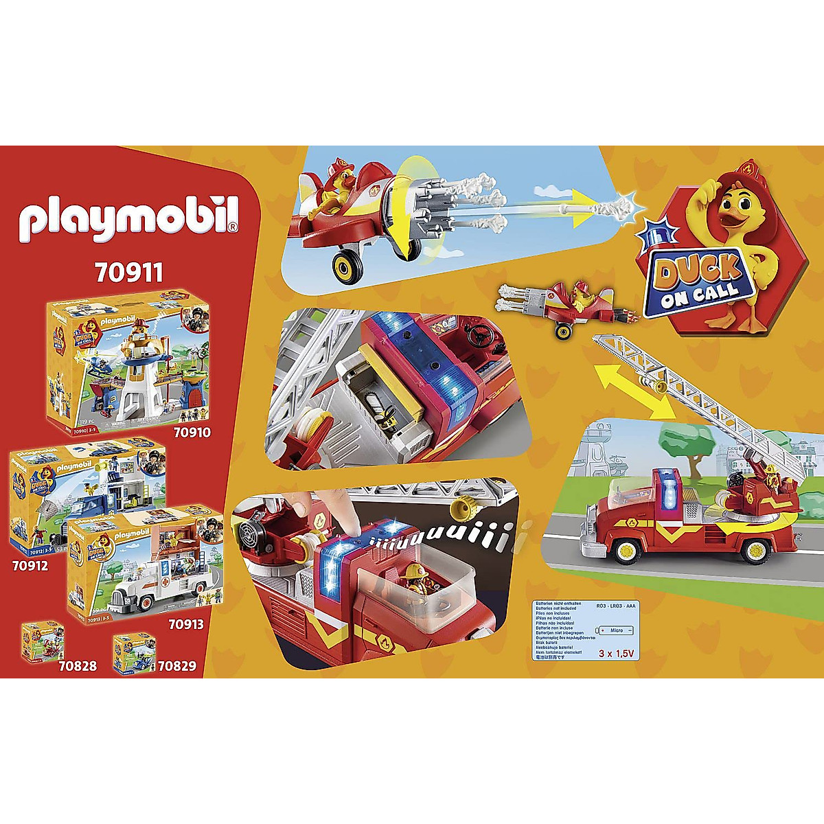 Playmobil Duck On Call - Fire Rescue Truck