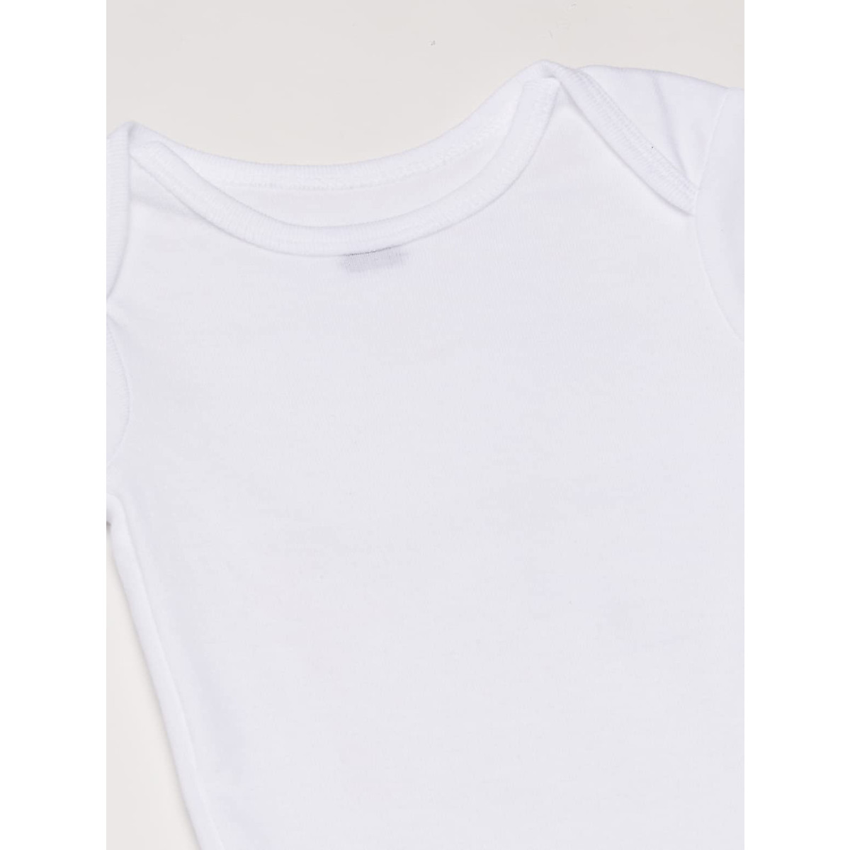 Gerber Baby 5-Pack Solid Onesies Bodysuits, White, 3T