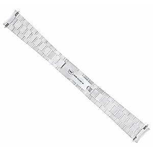 Ewatchparts 20MM 18KW PRESIDENT WATCH BAND WITH ALL DIAMOND LINKS COMPATIBLE WITH ROLEX DAY DATE 8CTS