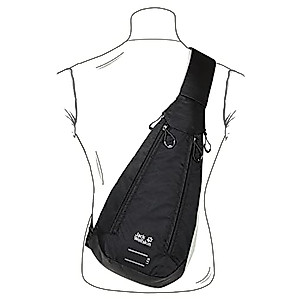 Jack Wolfskin Unisex's Delta Bag AIR, Black, ONE Size