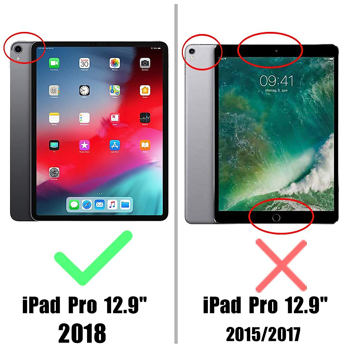 AICase IPad Pro 12.9 Inch Waterproof Cases,IP68 360 Degree Slim Dual Layer Armor Defender Shockproof Protective Case with Lanyard for iPad Pro 12.9" 2018