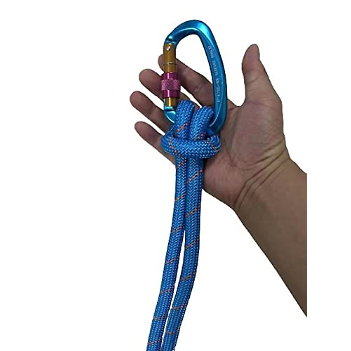 Zeluga ZL135RB 0.55in. x 125ft. Double Braid 8400 Lbs Breaking Strength No-Stretch Rope, Blue